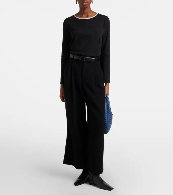 Max Mara Divina Cotton-blend T-shirt