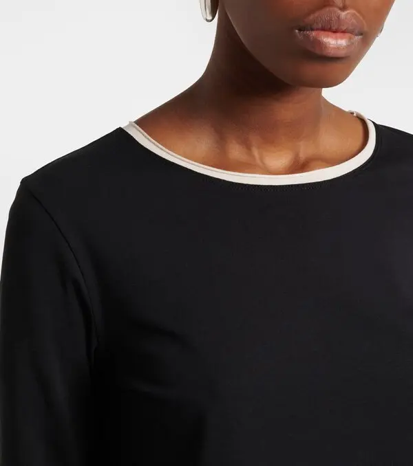 Max Mara Divina Cotton-blend T-shirt