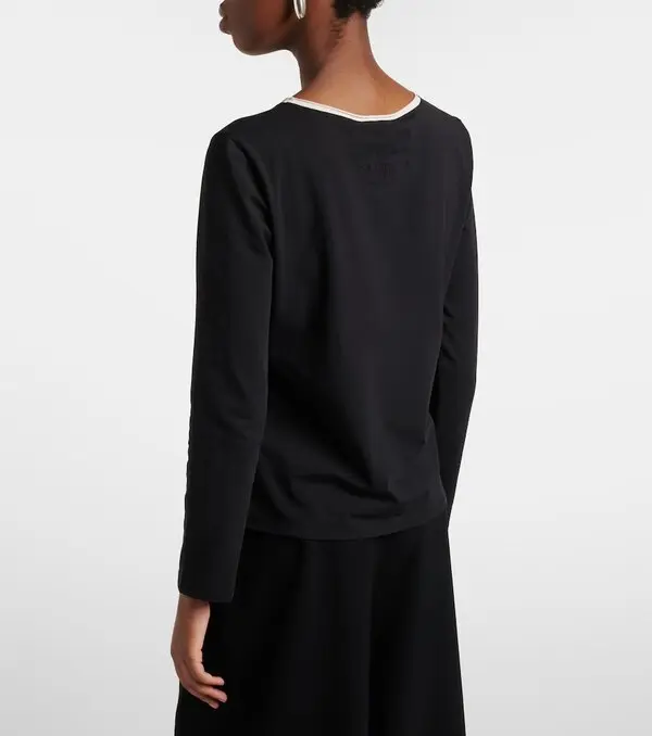 Max Mara Divina Cotton-blend T-shirt