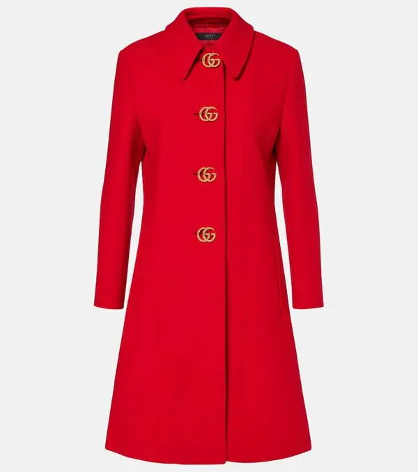 Gucci Double G Wool Coat