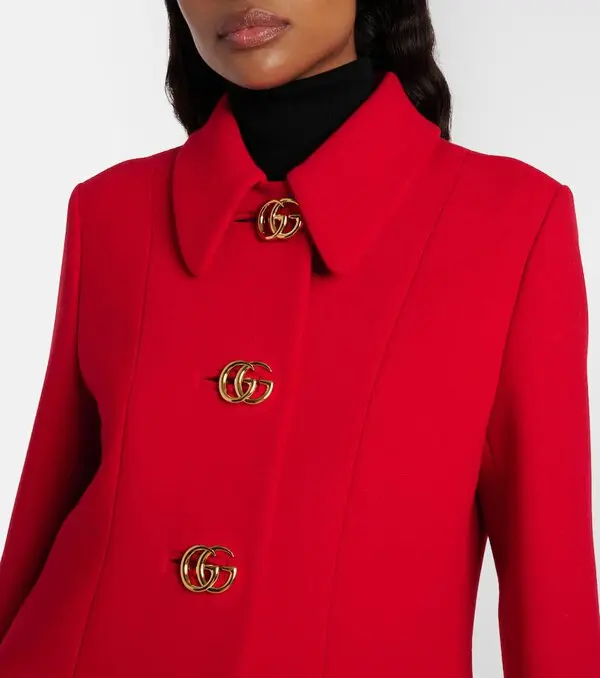 Gucci Double G Wool Coat