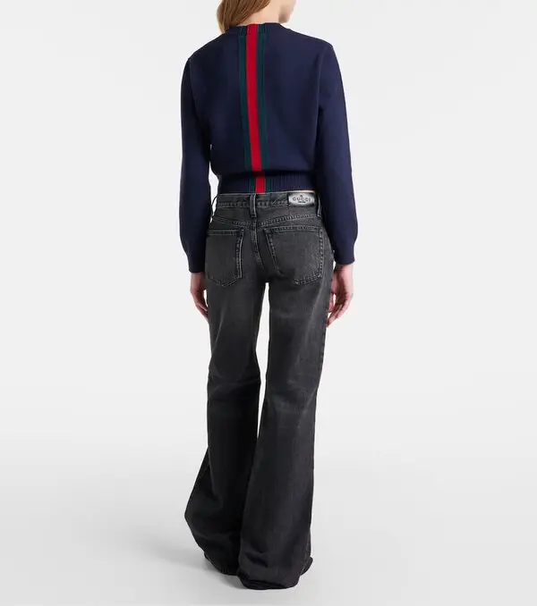 Gucci Horsebit Wide-leg Jeans