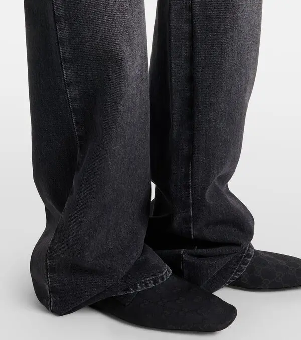 Gucci Horsebit Wide-leg Jeans