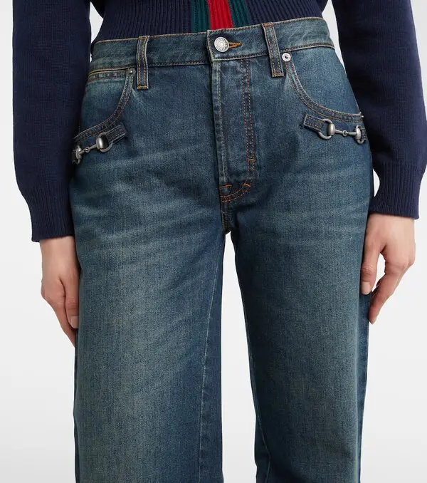 Gucci Horsebit Straight Jeans