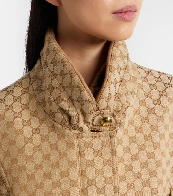 Gucci Gg Canvas Blouson Jacket - Beige