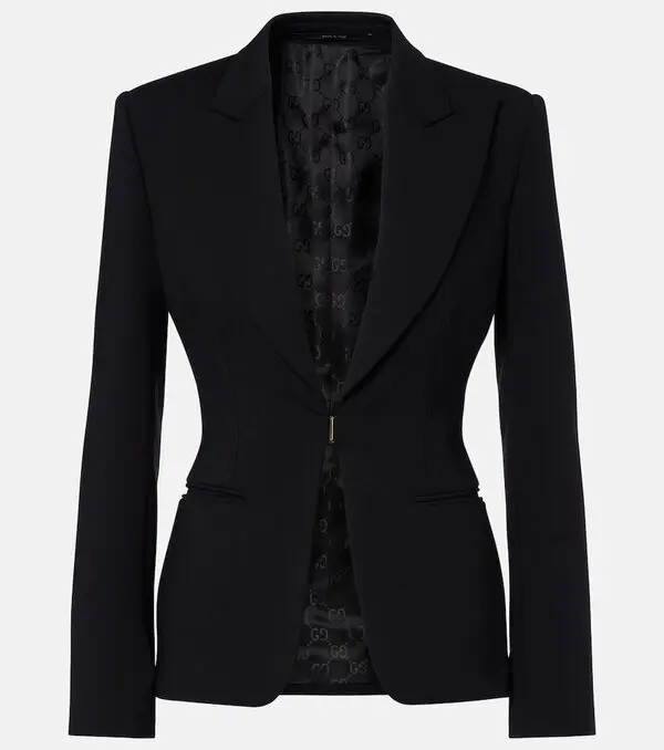 Gucci Wool-blend Blazer - Black