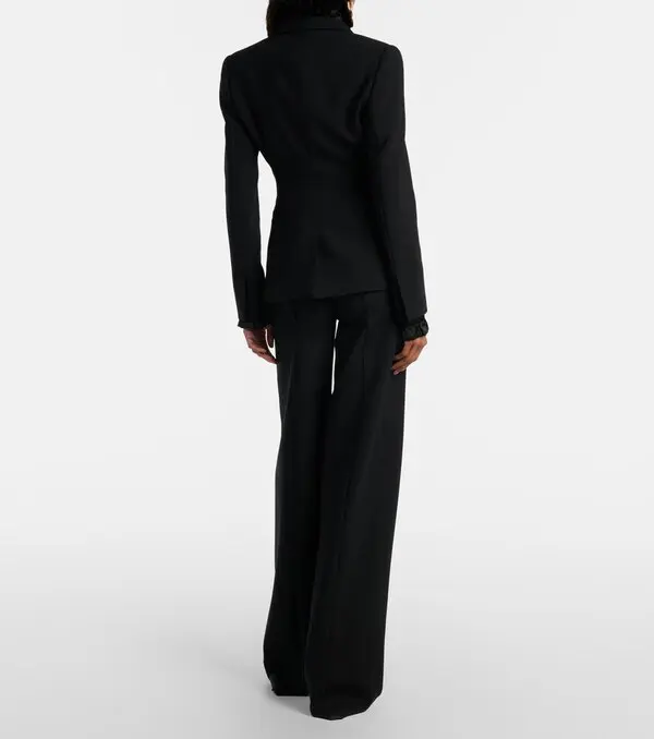 Gucci Wool-blend Tailored Straight-leg Pants