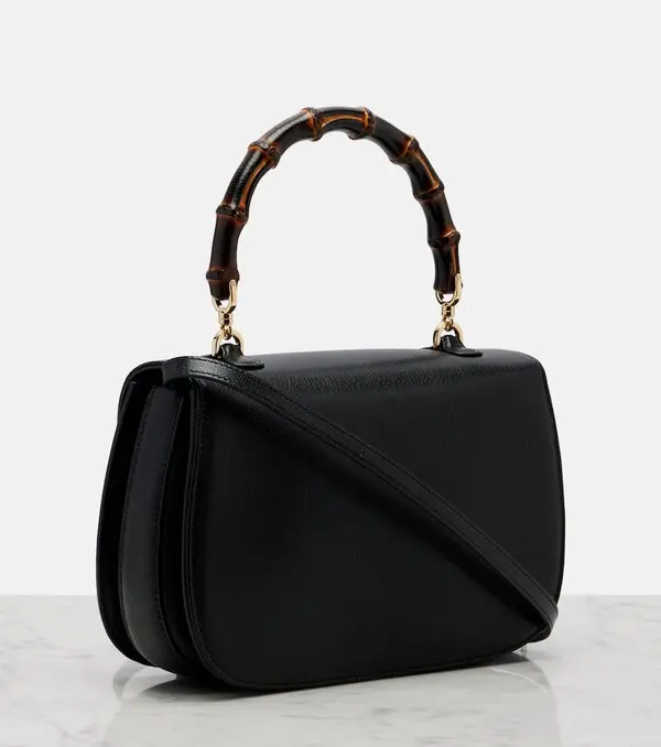 Gucci Bamboo 1947 Medium Top-handle Bag - Black