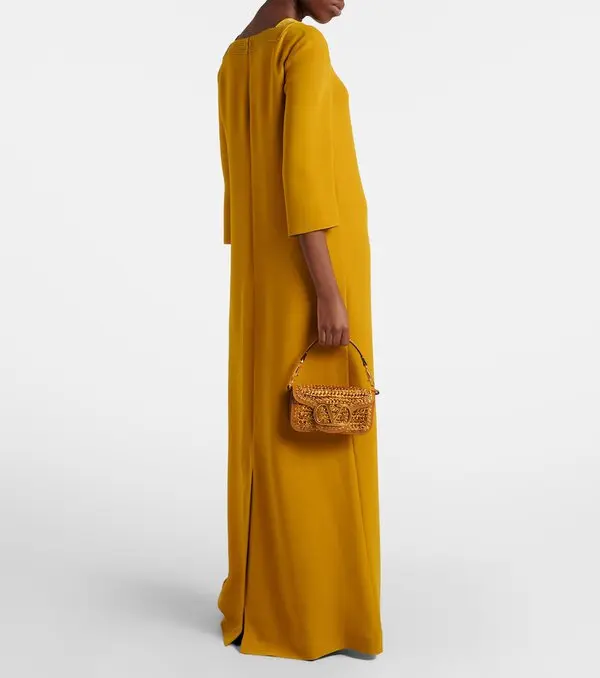Valentino Garavani Locò Small Crochet Shoulder Bag