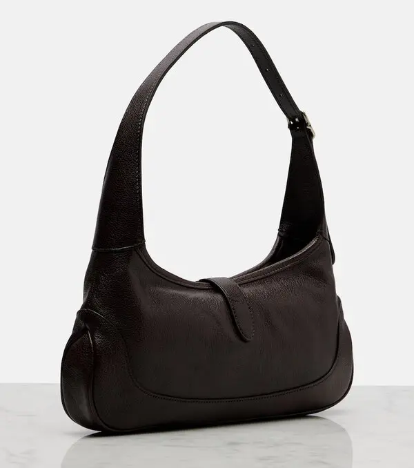 Gucci Jackie Slim Small Leather Shoulder Bag - Brown