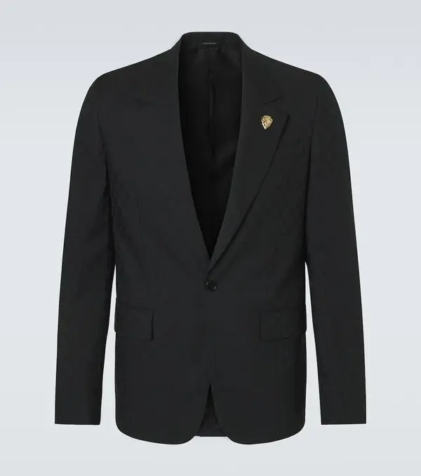 Gucci Gg Suit Jacket - Black