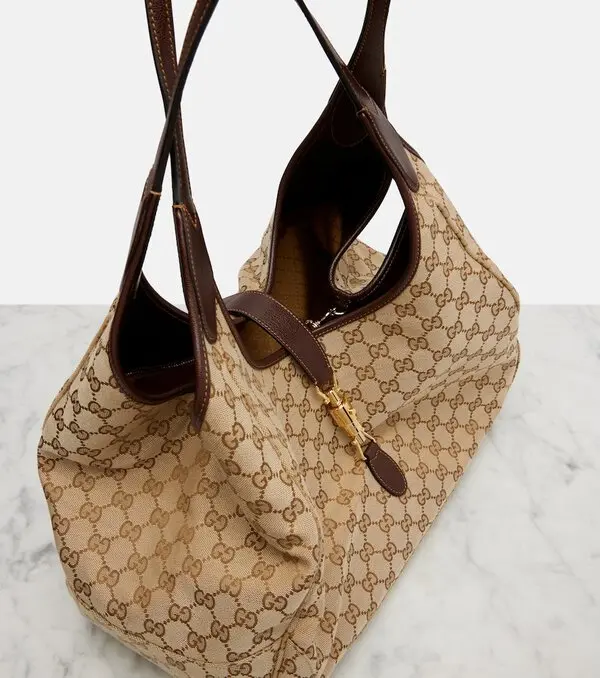 Gucci Large Gg Canvas Tote Bag