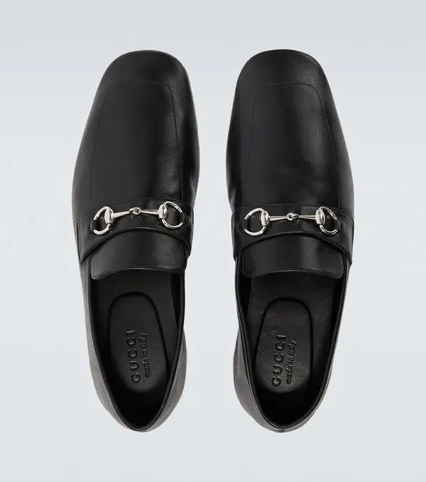 Gucci Horsebit Leather Loafers