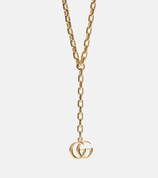 Gucci Gg Marmont Chain Necklace - Gold