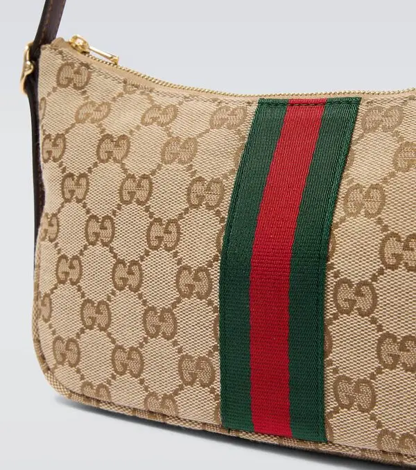 Gucci Lunetta Gg Canvas Small Crossbody Bag - Beige