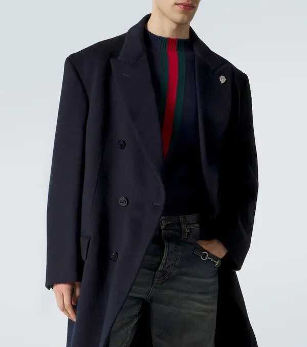 Gucci Double-breasted Cashmere Coat
