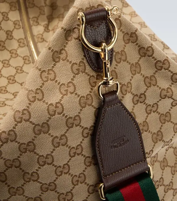 Gucci Brera Gg Canvas Large Shoulder Bag