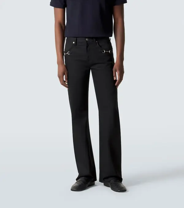 Gucci Horsebit Flared Jeans