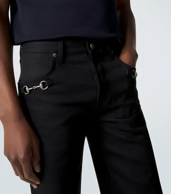Gucci Horsebit Flared Jeans