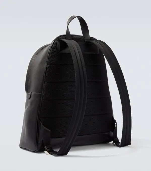 Gucci Web Stripe Leather Backpack