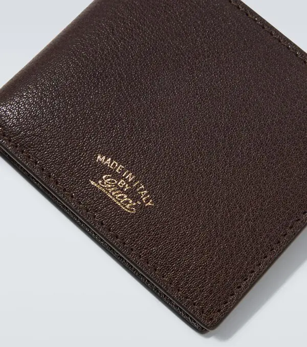 Gucci Lira Leather Bifold Wallet