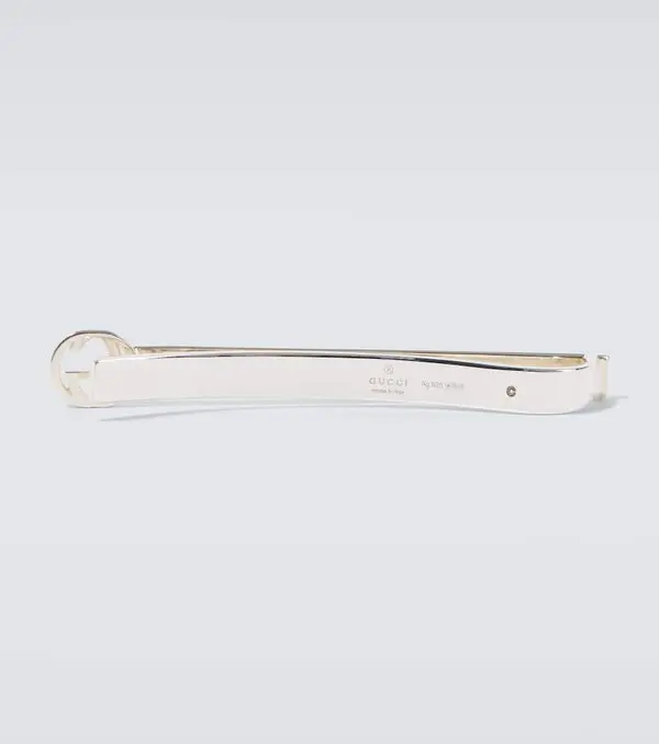 Gucci Interlocking G 925 Sterling Tie Bar