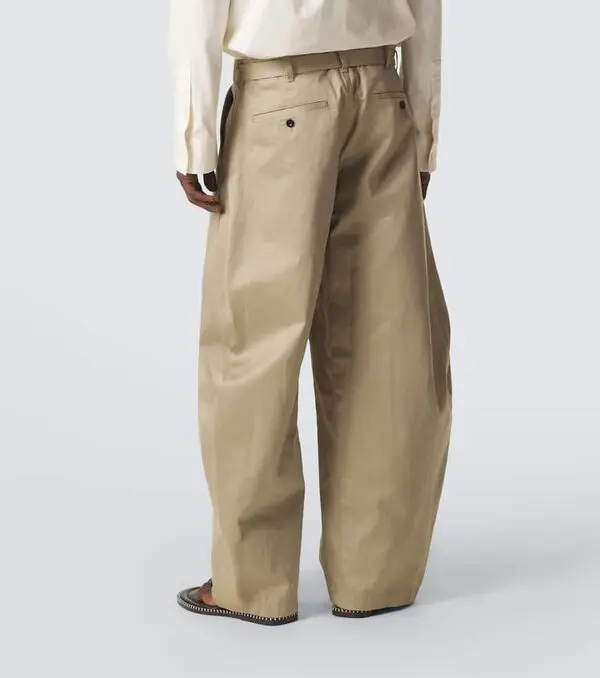 Sacai Cotton Chino Barrel-leg Pants