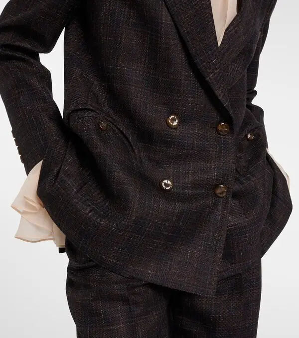 BLAZÉ MILANO Everynight Wool, Silk, And Linen Blazer