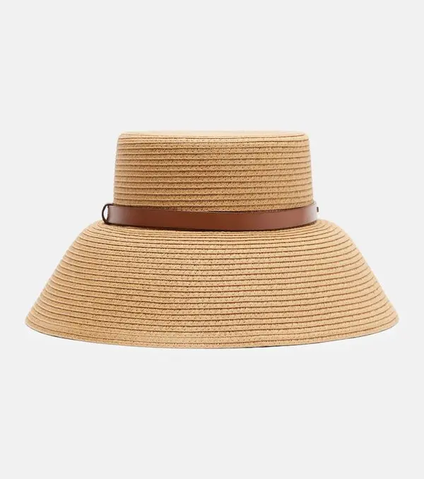 Max Mara Woven Bucket Hat - Beige