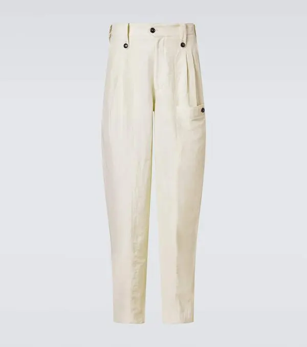 Giorgio Armani Pleated Tapered Trousers