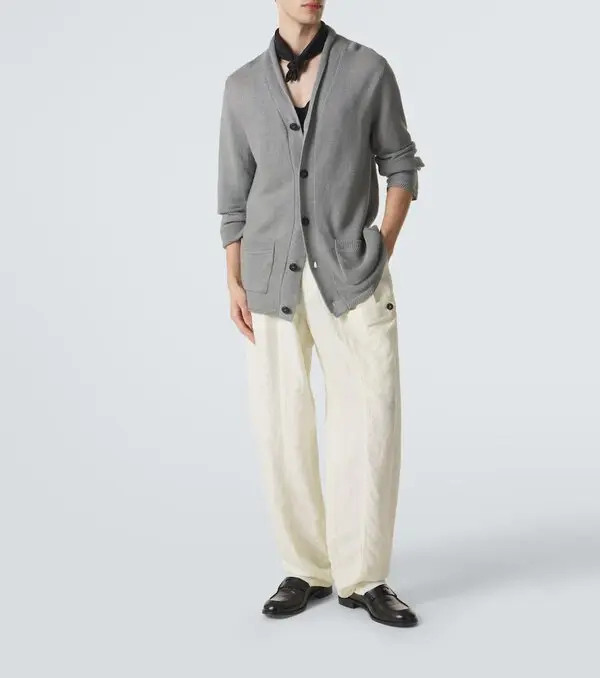 Giorgio Armani Pleated Tapered Trousers