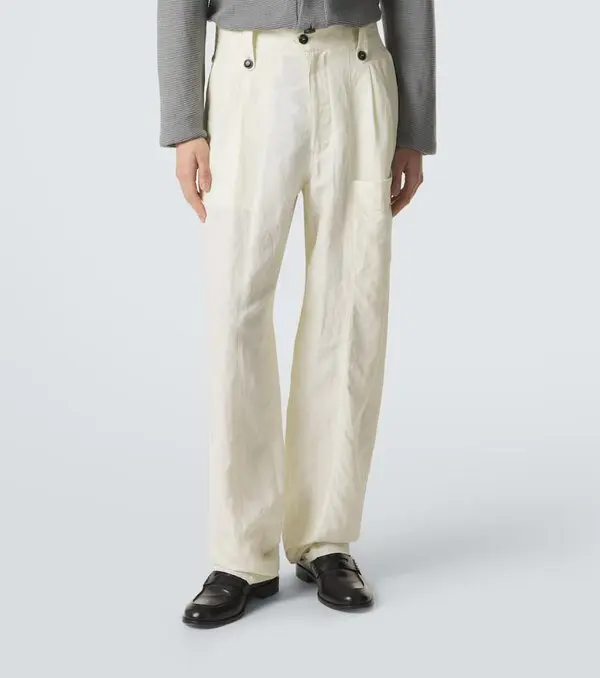 Giorgio Armani Pleated Tapered Trousers
