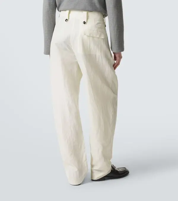 Giorgio Armani Pleated Tapered Trousers