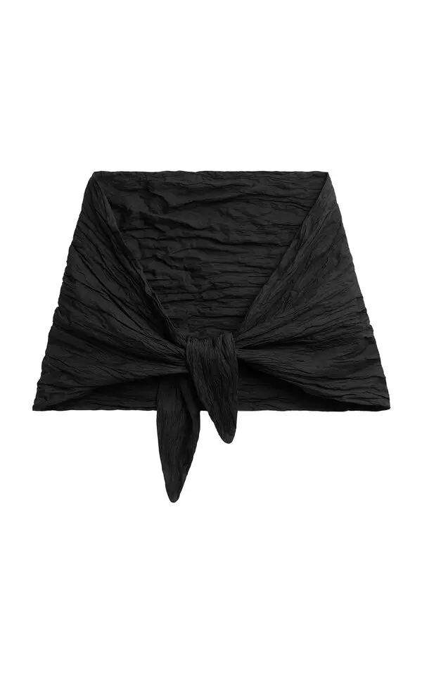 TOTEME Cotton-blend Scarf - Black