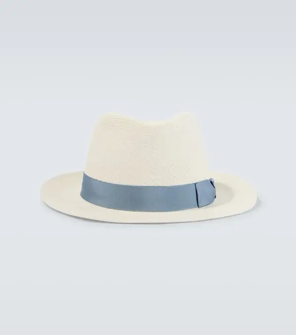 Brioni Panama Hat - White