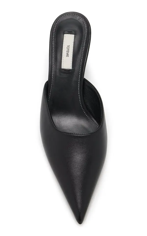 TOTEME Sharp Leather Mules