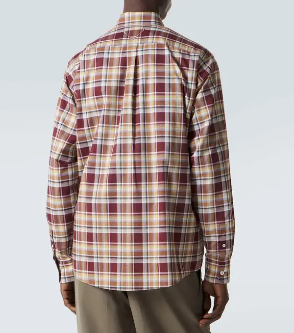 Prada Plaid Cotton Shirt
