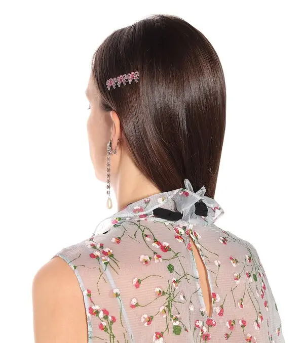 Miu Miu Crystal-embellished Barrette