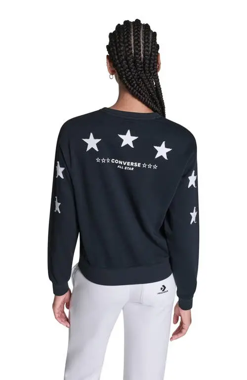 CONVERSE Chuck Star Crewneck - Converse Black