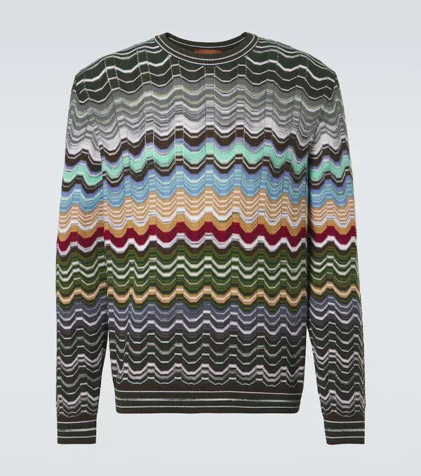 Missoni Zigzag Cotton-blend Sweater - Multicoloured