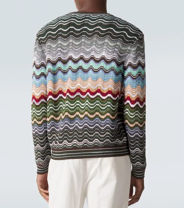 Missoni Zigzag Cotton-blend Sweater - Multicoloured