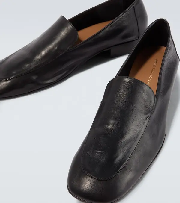 Dries Van Noten Leather Loafers