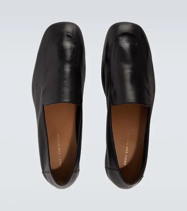 Dries Van Noten Leather Loafers