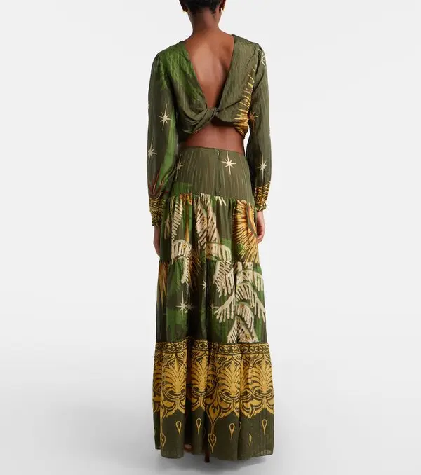 Johanna Ortiz Jacquard Maxi Skirt