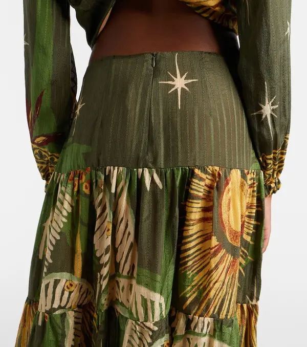 Johanna Ortiz Jacquard Maxi Skirt