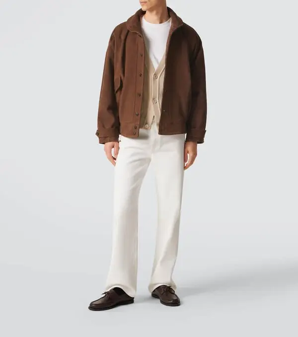 LARDINI Cotton Cardigan - Beige