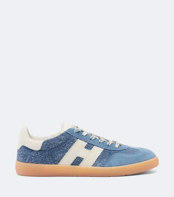 Hogan Suede Sneakers With Lace-up Closure - Blue