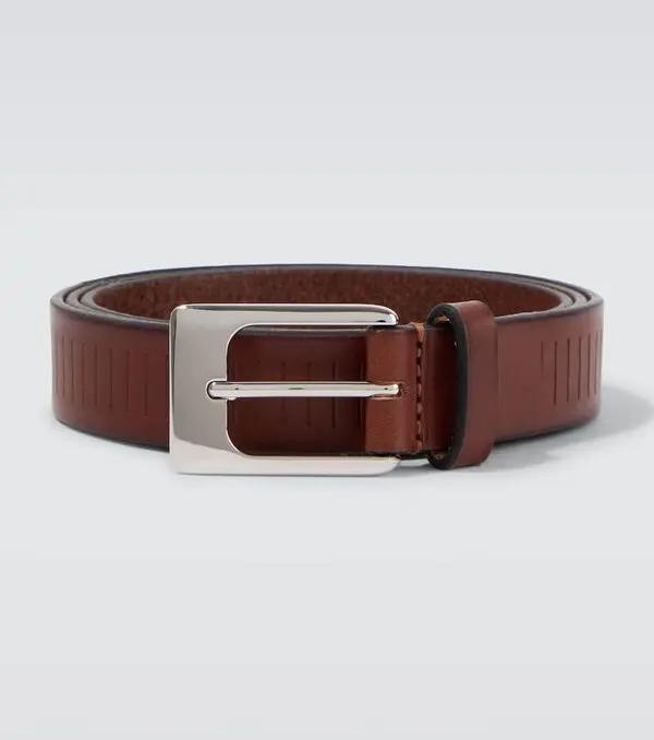 LEMAIRE Leather Belt - Brown