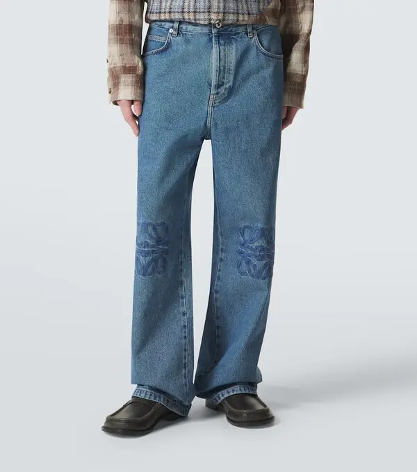 Loewe Anagram Straight Jeans