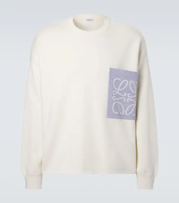 Loewe Anagram Cotton Blend Sweatshirt